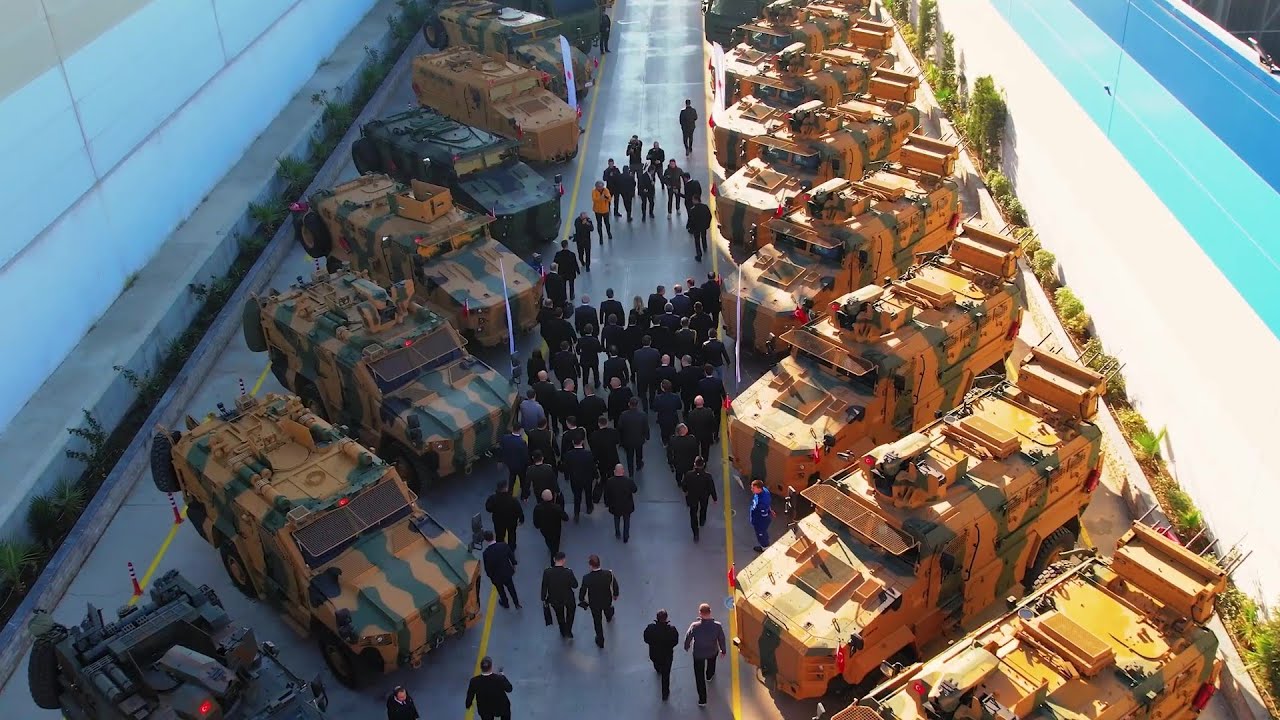 90 adet VURAN 4x4 ve 10 adet KİRPİ-II aracı teslim edildi - YouTube