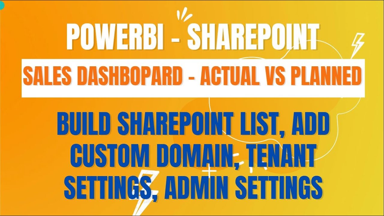 PowerBI & Sharepoint | Actual vs Planned - Target - YouTube
