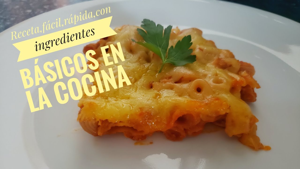 Coditos con queso,receta fácil y rápida - YouTube