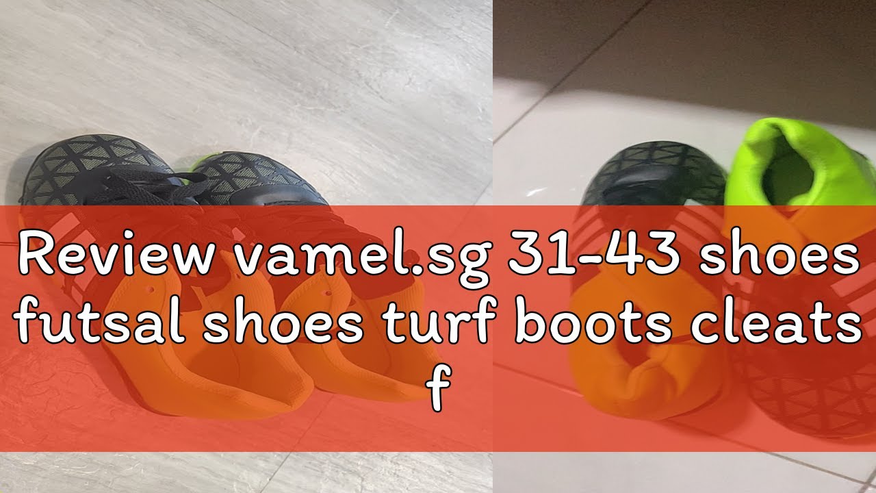 Review vamel.sg 31-43 shoes futsal shoes turf boots cleats football ...
