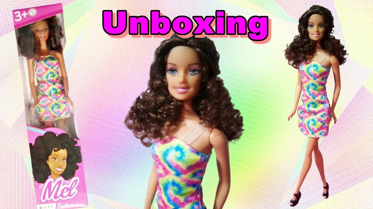 Unboxing de Barbie genérica - Boneca Mel na versão bela mulata - YouTube