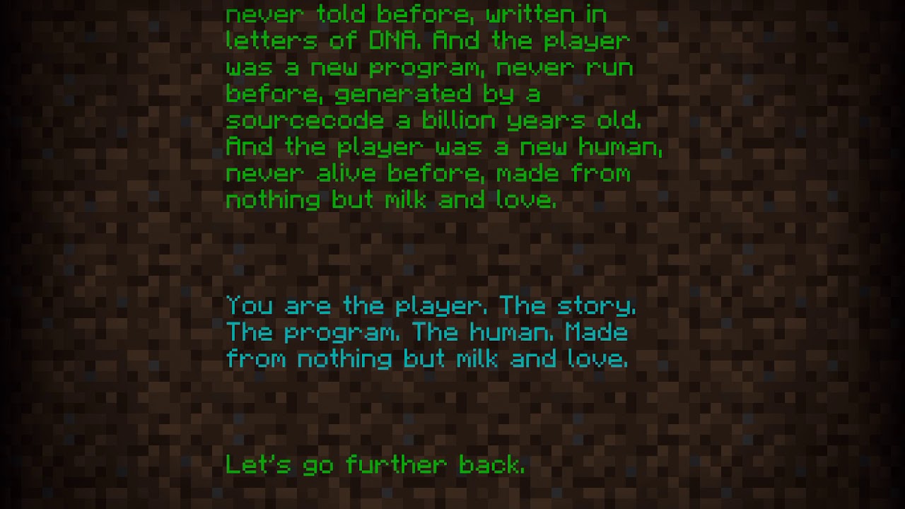 Minecraft end credits - YouTube