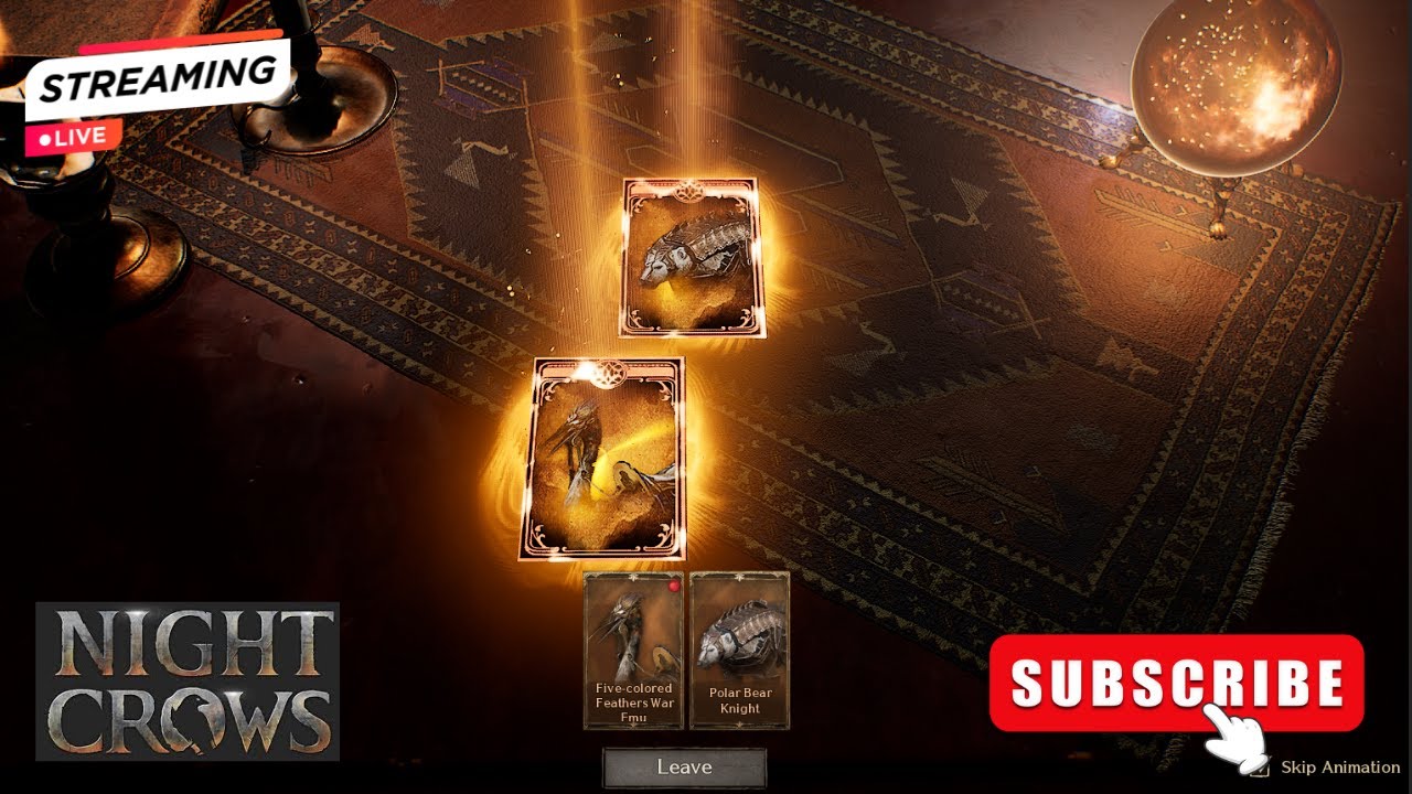 Night Crows New Legend Mount LIVE-55 - YouTube