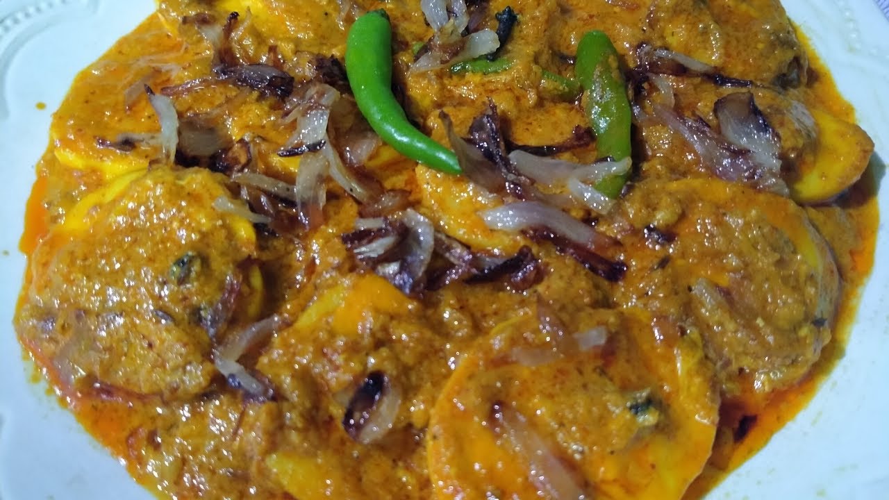 Egg Korma | Restaurant style duck egg korma recipe - YouTube