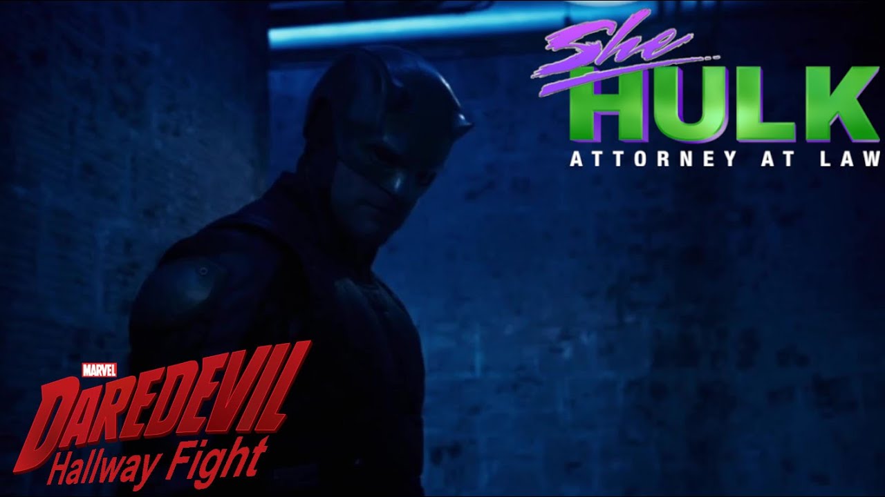 Daredevil Hallway Fight | She-Hulk: Attorney at Law - YouTube