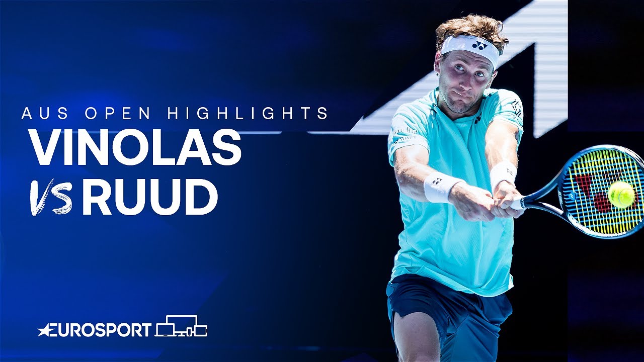 Cruises To Victory 💨 | Albert Ramos-Vinolas v Casper Ruud | Australian ...