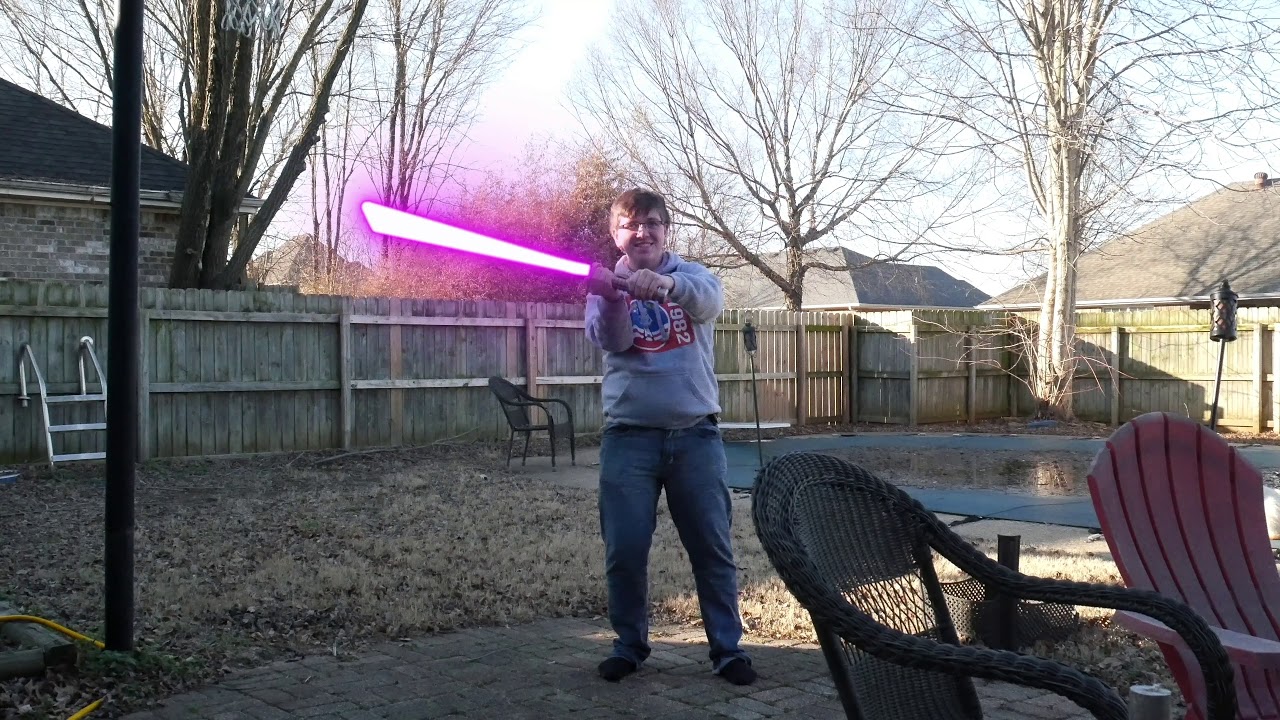 Lightsaber Motion Tracking Test - YouTube