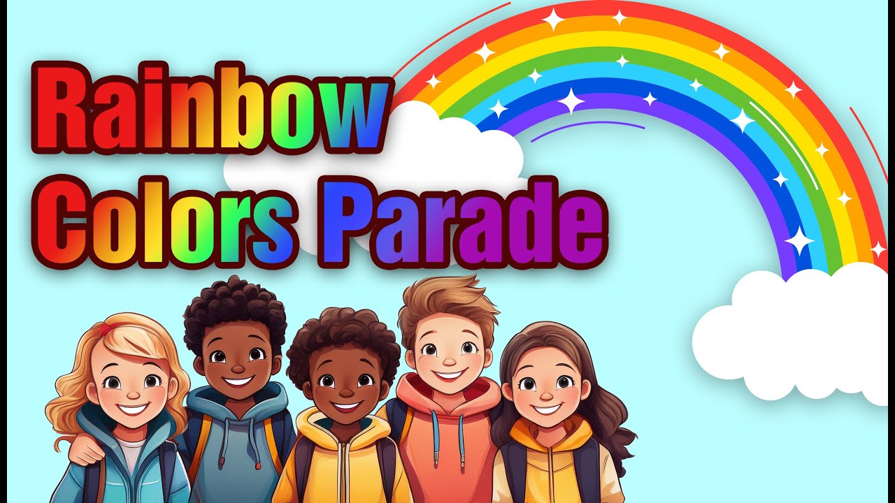 Rainbow Colors Parade | Fun Kids Song About Colors - YouTube