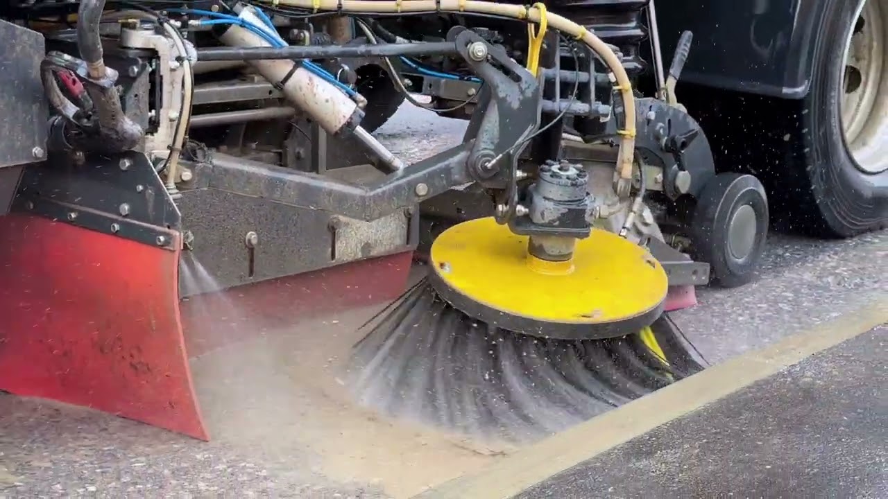 V65 Bucher Municipal Mechanical Road Sweepers - J M Clark Ltd - YouTube