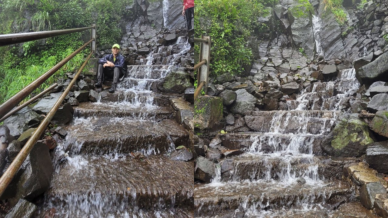 Sahyadri Mountains beautiful 😍cascading water falls from stone steps😛 ...