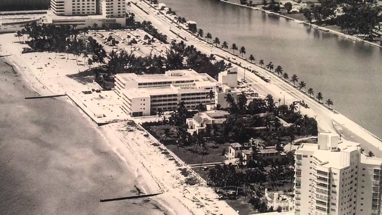 Aerial View from Executive House on the Ocean 50th street 1961 Miami ...