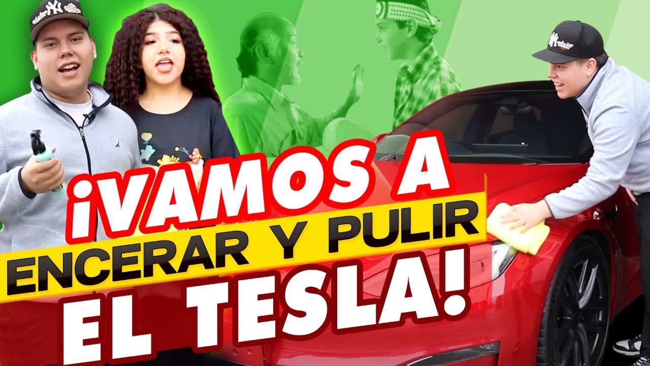 ¡Vamos a ENCERAR y PULIR el TESLA! | Juan Carlos Rivera - YouTube