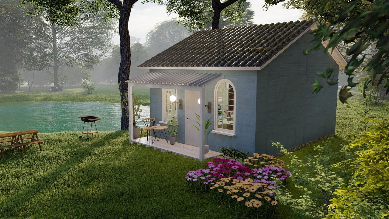 This Cozy Small House Design Will Make Your Heart Calm 5x6 Meters ...
