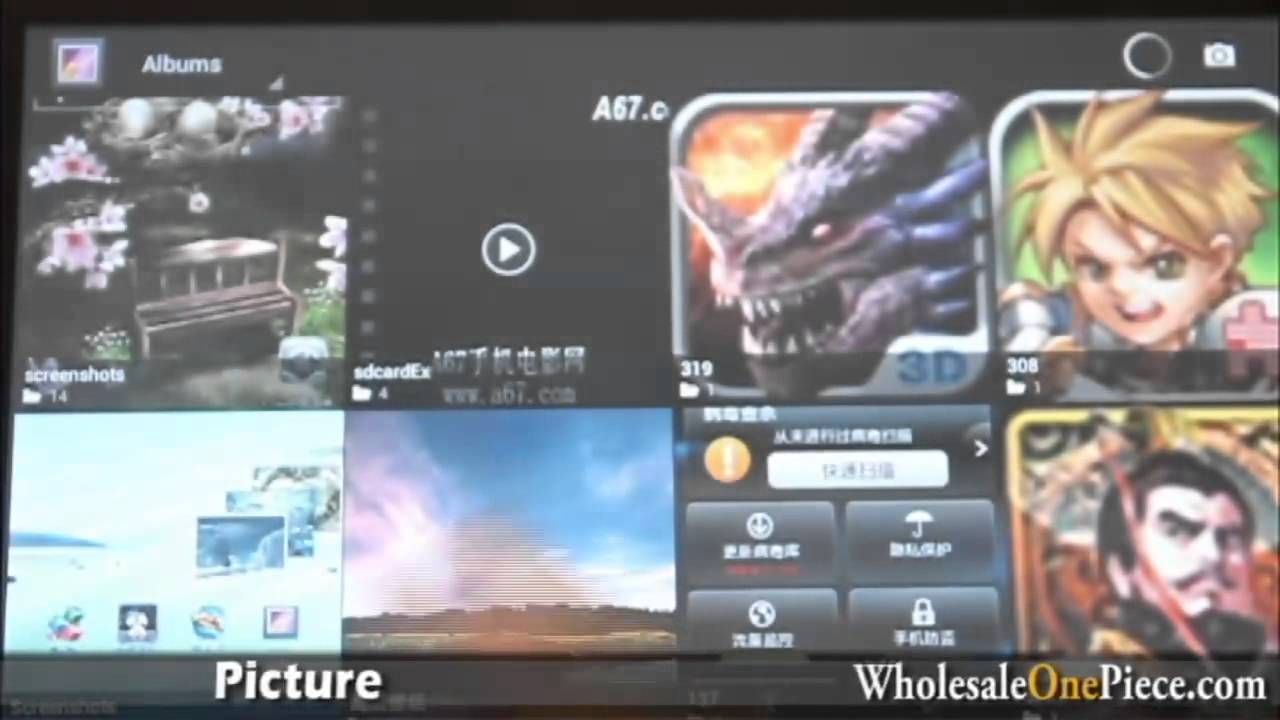 ACHO C905t Dual Core Tablet 7 Inch IPS NS115 Cortex A9 Android 4.0 ICS ...