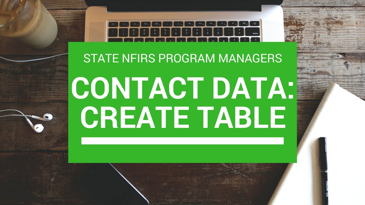 Creating a Table: Contact Database - YouTube