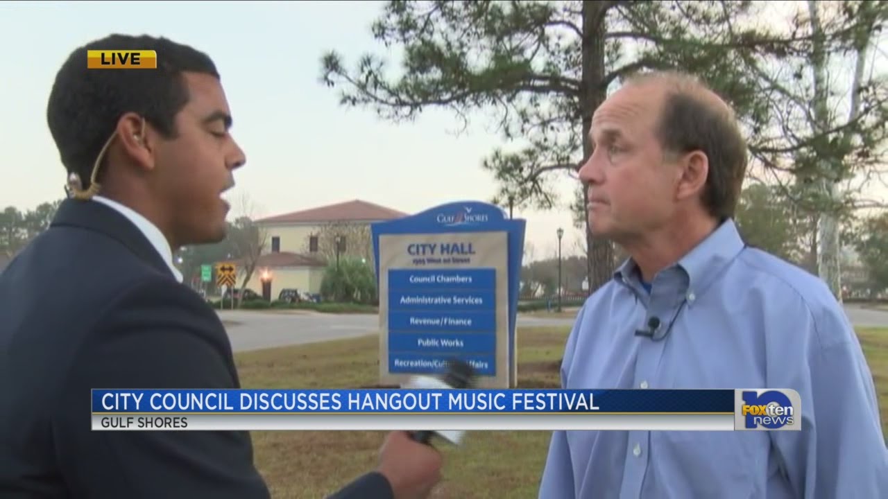 Mayor Craft talks about Hangout Festival - YouTube