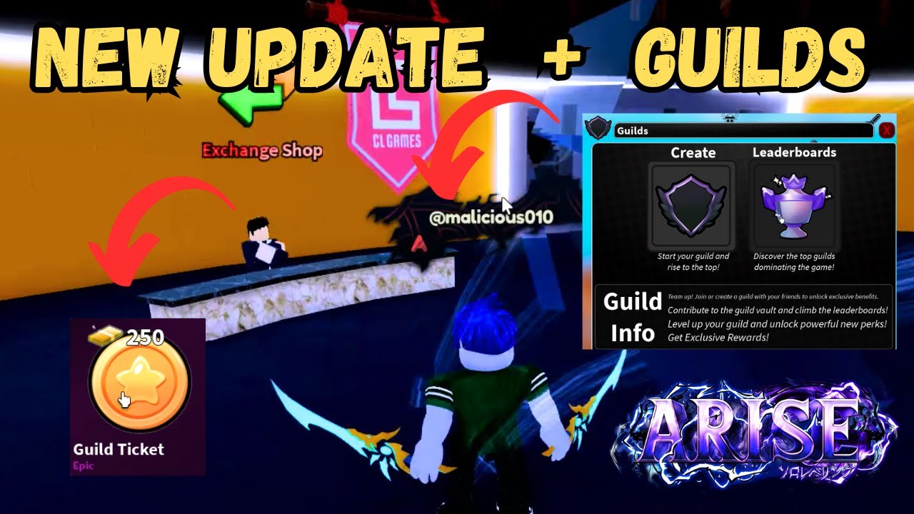How to Create a Guild in Arise Crossover! (NEW UPDATE) - YouTube