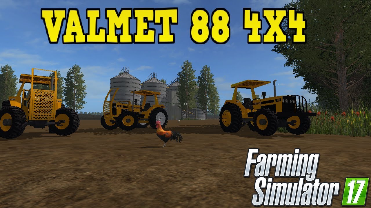 Valmet 88 4x4 FS17 - YouTube
