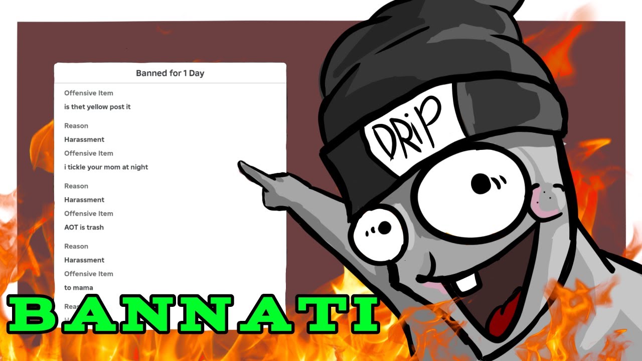 veniamo BANNATI per colpa di BIMBI MINCHIA (Roblox) - YouTube
