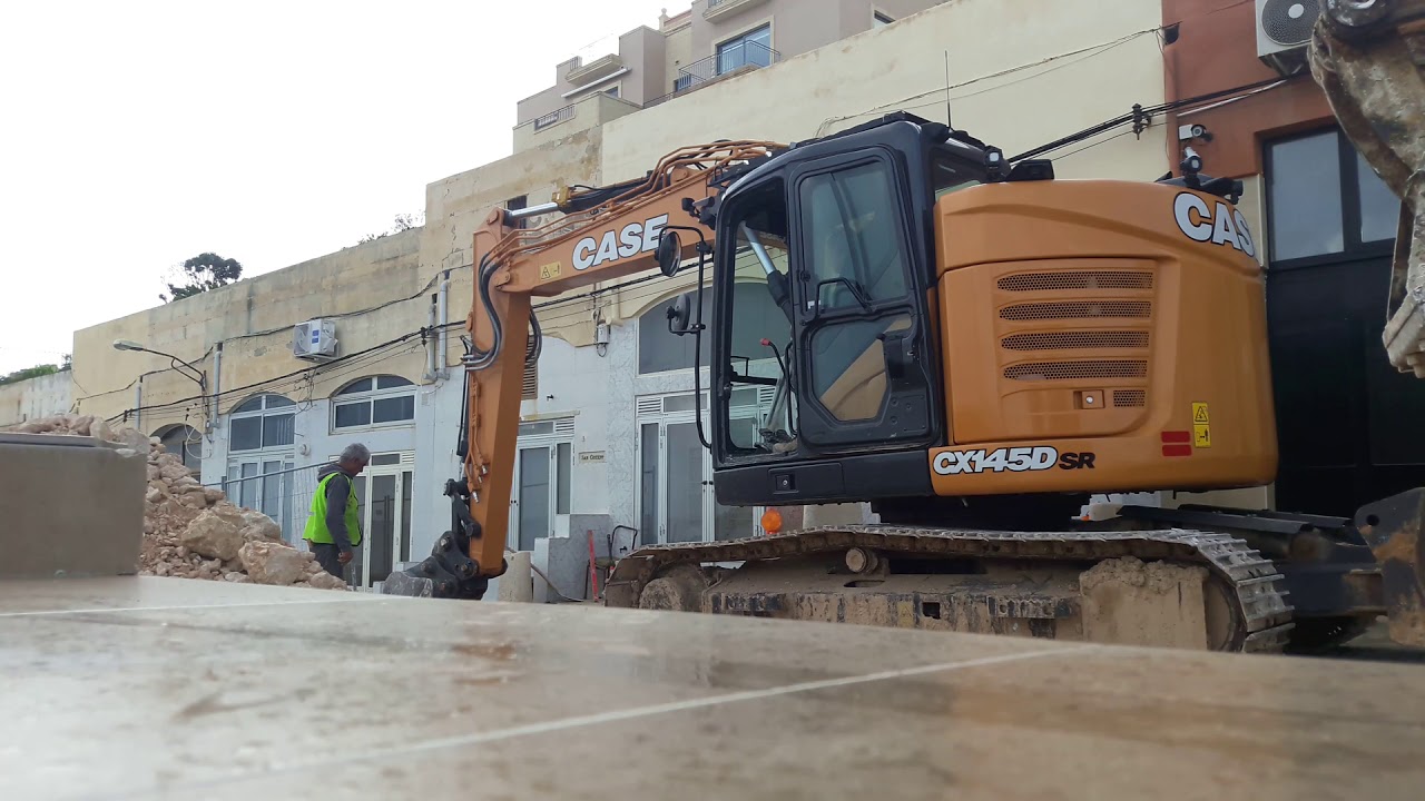CASE CX145D SR - YouTube