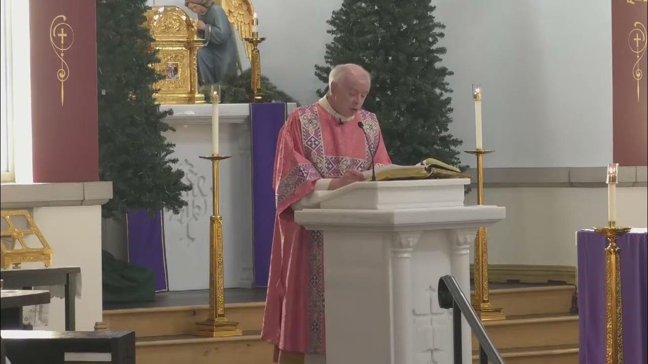 Deacon Jims Homily for the 3rd Sunday of Advent - YouTube