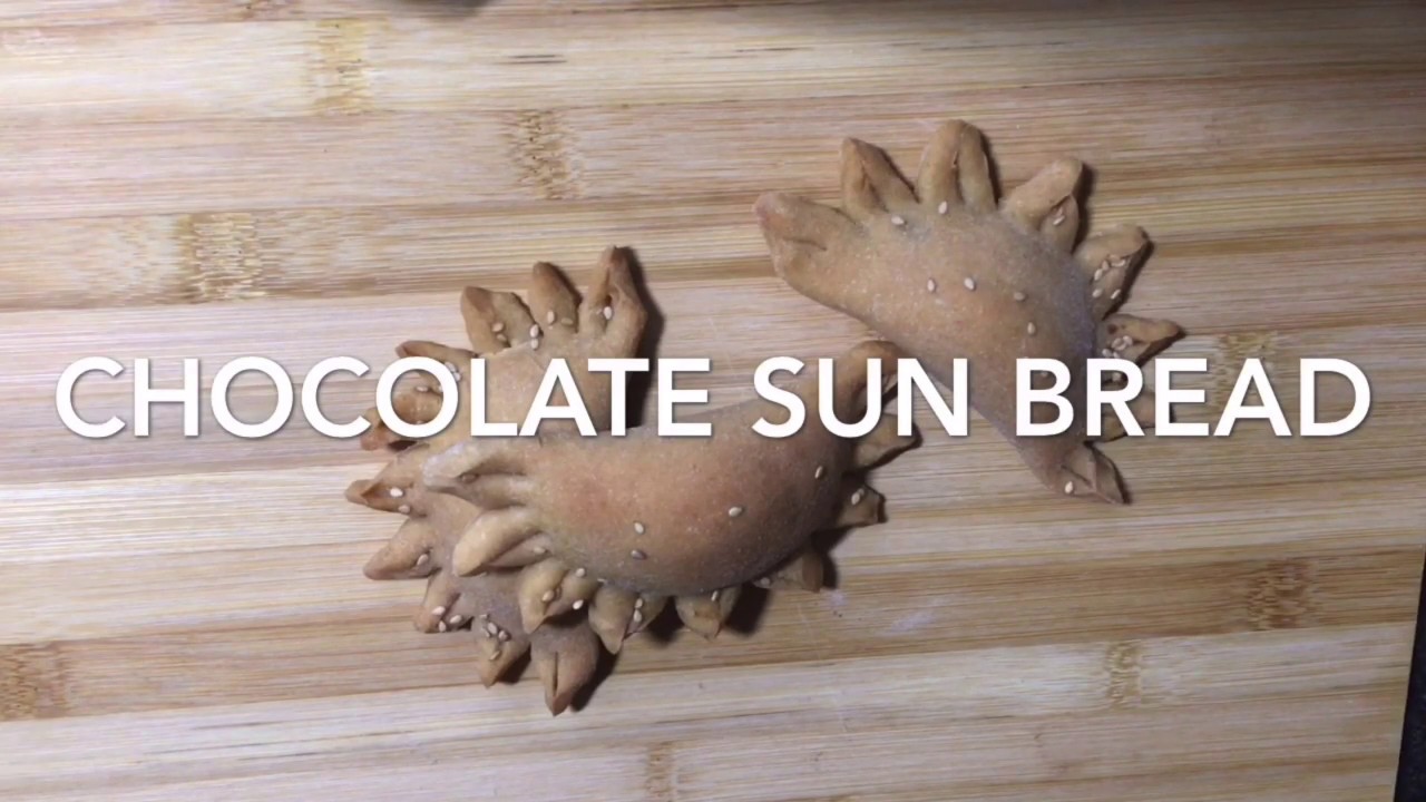 WHOLE WHITE CHOCOLATE SUN BREAD - YouTube