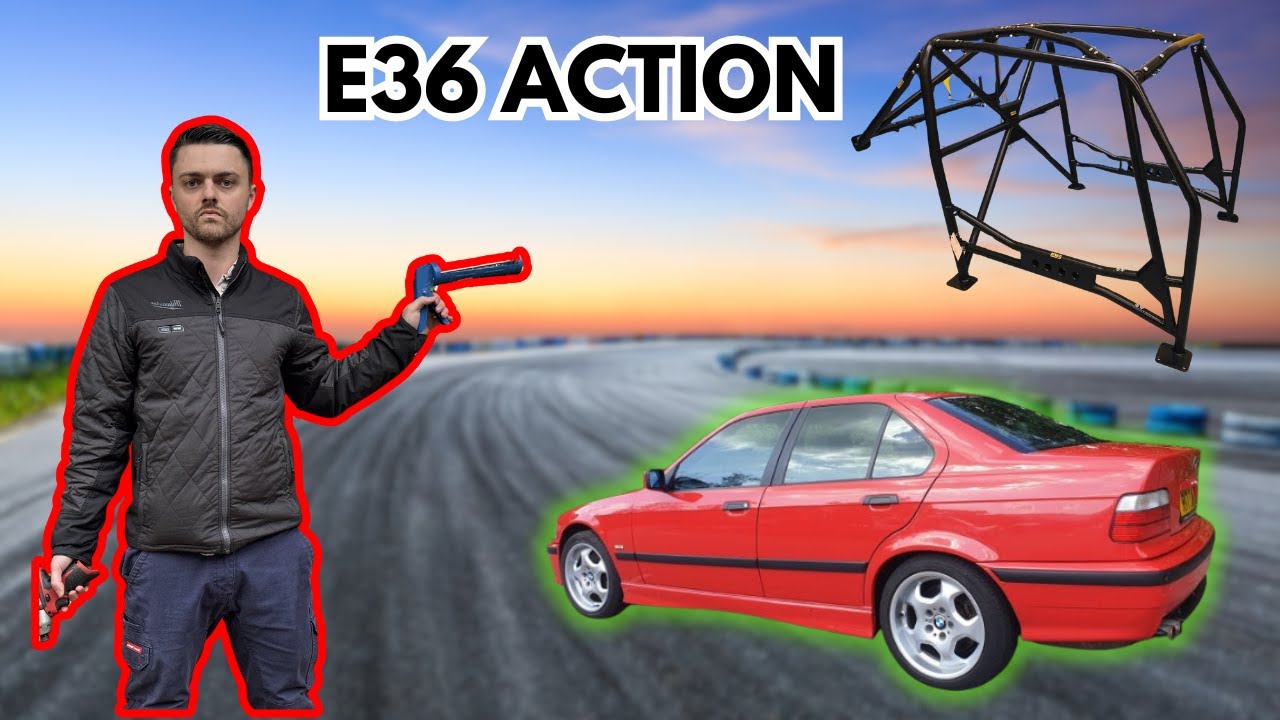 Insane BMW E36 Build Action 10X - YouTube