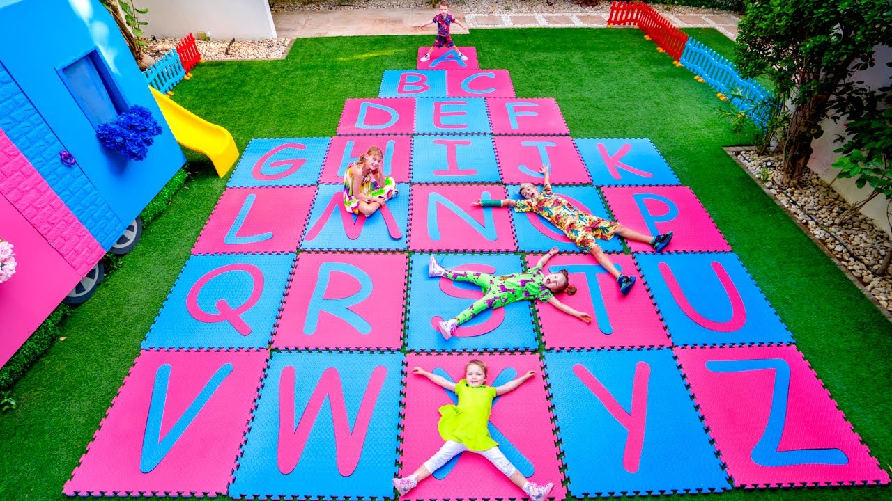 Five Kids ABCD Alphabet for Children - YouTube