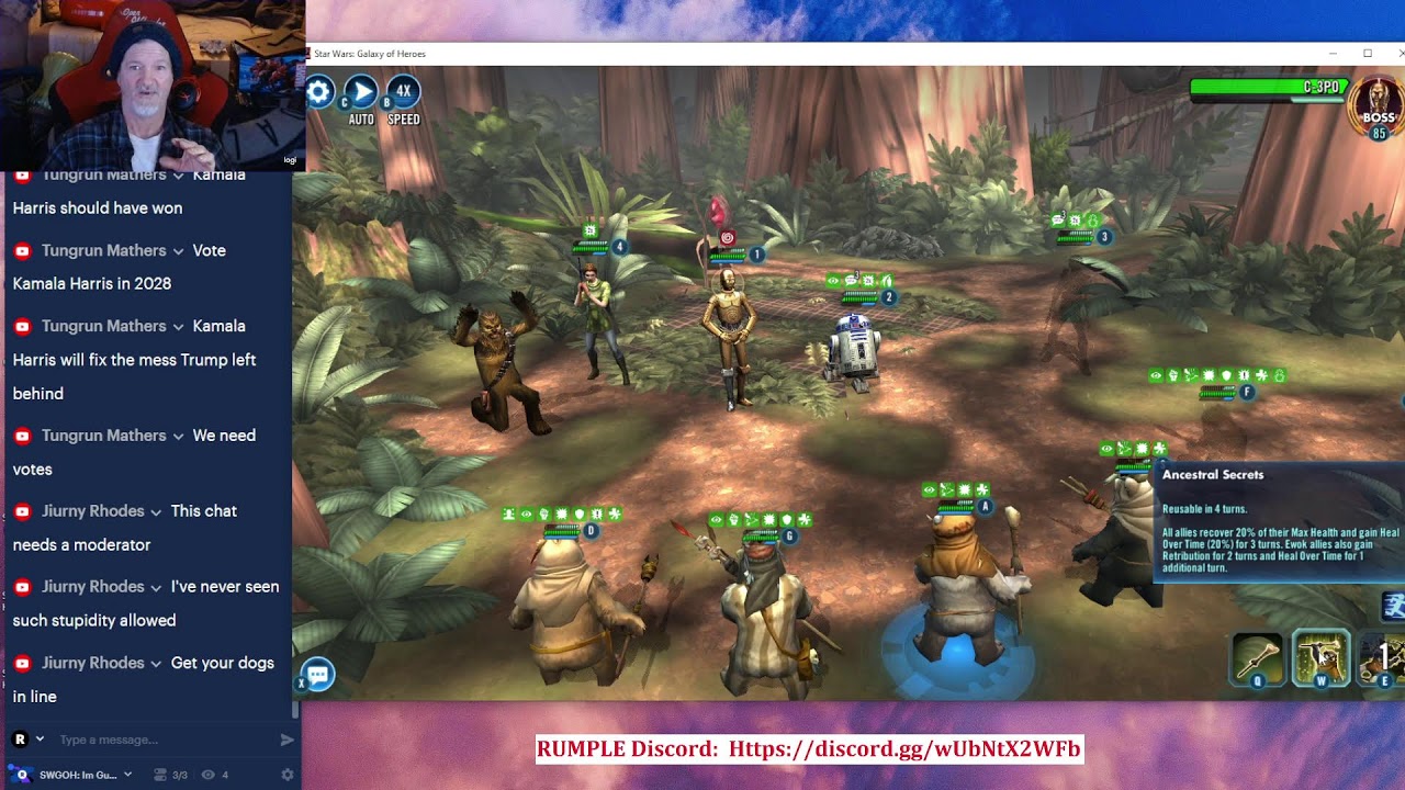 SWGOH: Im Guildless again... Lets start a guild ;) uhh Lets go hunting ...