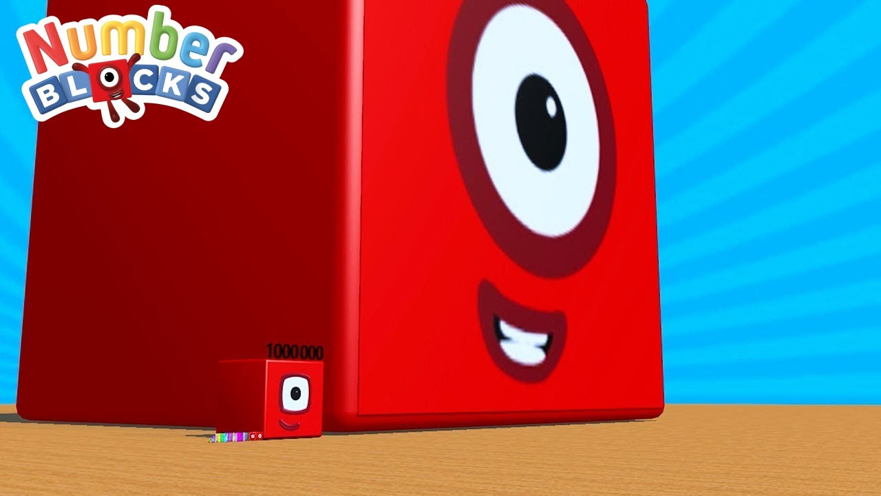 Numberblocks Step Squad Full Episodes 100 vs 100 MILLION BIGGEST ...