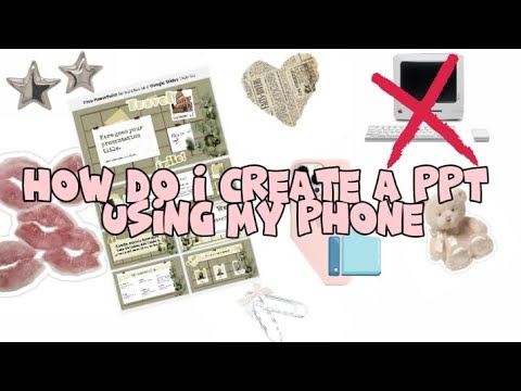How do I create a PPT using my phone - YouTube