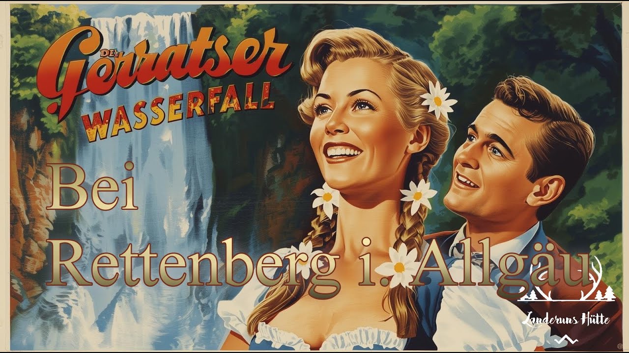Rettenberg: Geratser Wasserfall (kurze Version) / Allgäu - YouTube