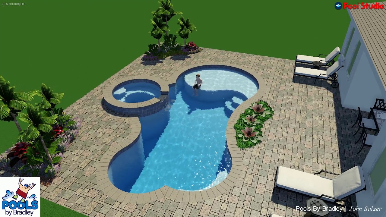 Pool Studio - 3D Swimming Pool Design Software - YouTube
