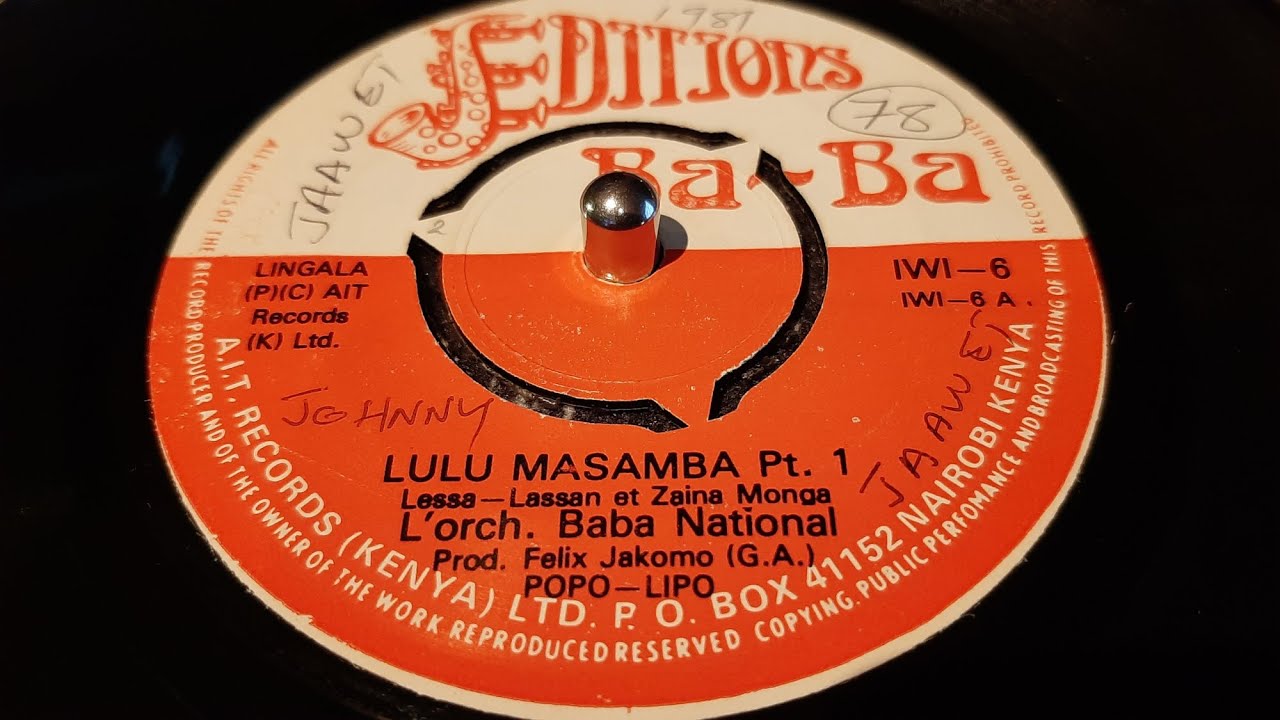 L'orch Baba National - Lulu Masamba Pt 1 + 2 (197X editions ba ba 7 ...