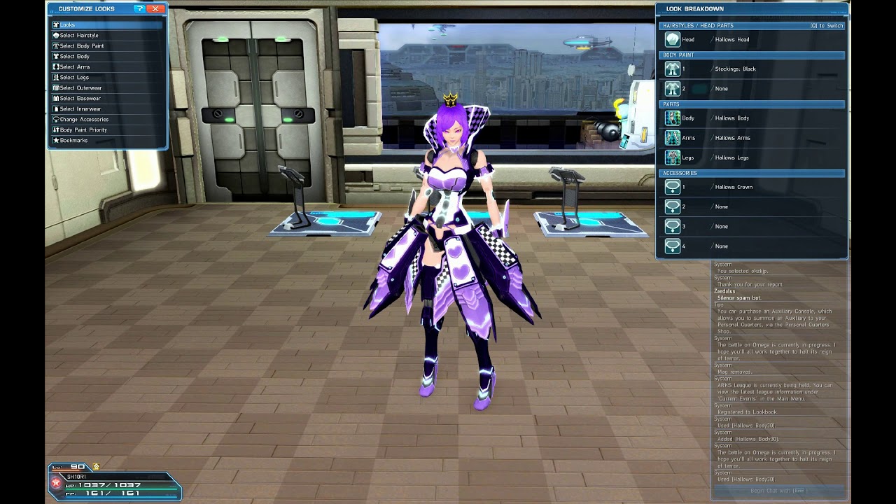 PSO2 (NA) - Female CAST - Hallows - YouTube