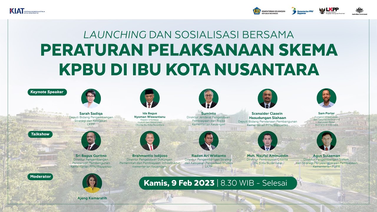 Launching dan Sosialisasi Bersama Peraturan Pelaksanaan Skema KPBU di ...