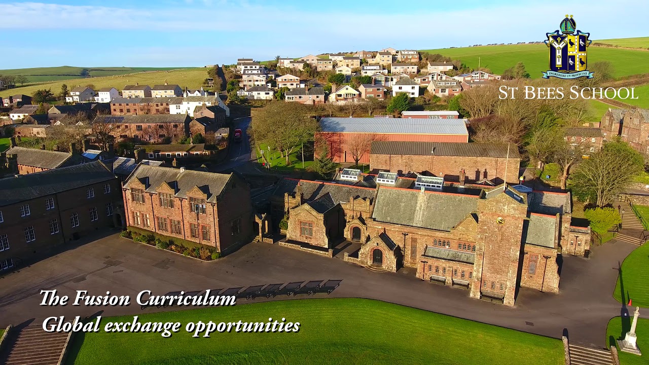 St Bees School Aerial Video - YouTube