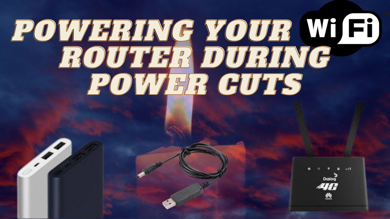 Powering Your WiFi Router During Power Cuts - YouTube