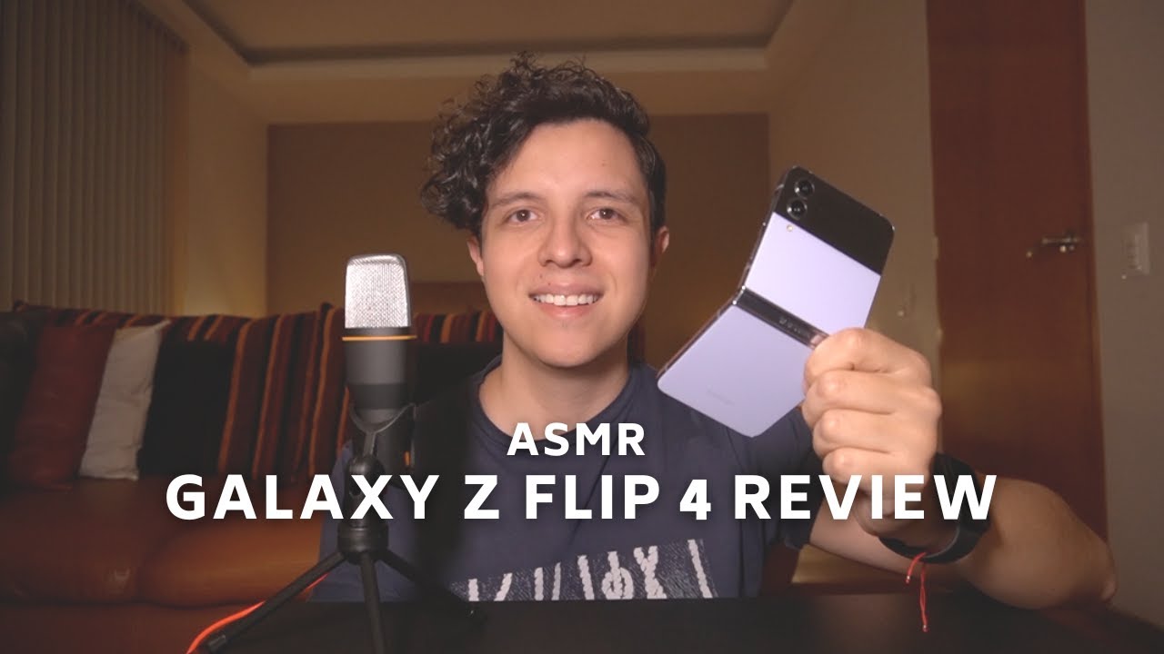 ASMR Galaxy Z Flip 4 Review - YouTube