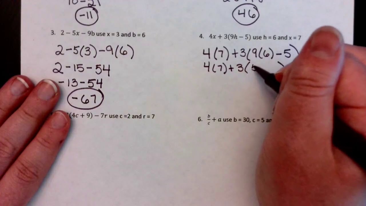 Evaluating Expressions With Two Or More Variables YouTube Evaluating Expressions With Two Or More Variables YouTube