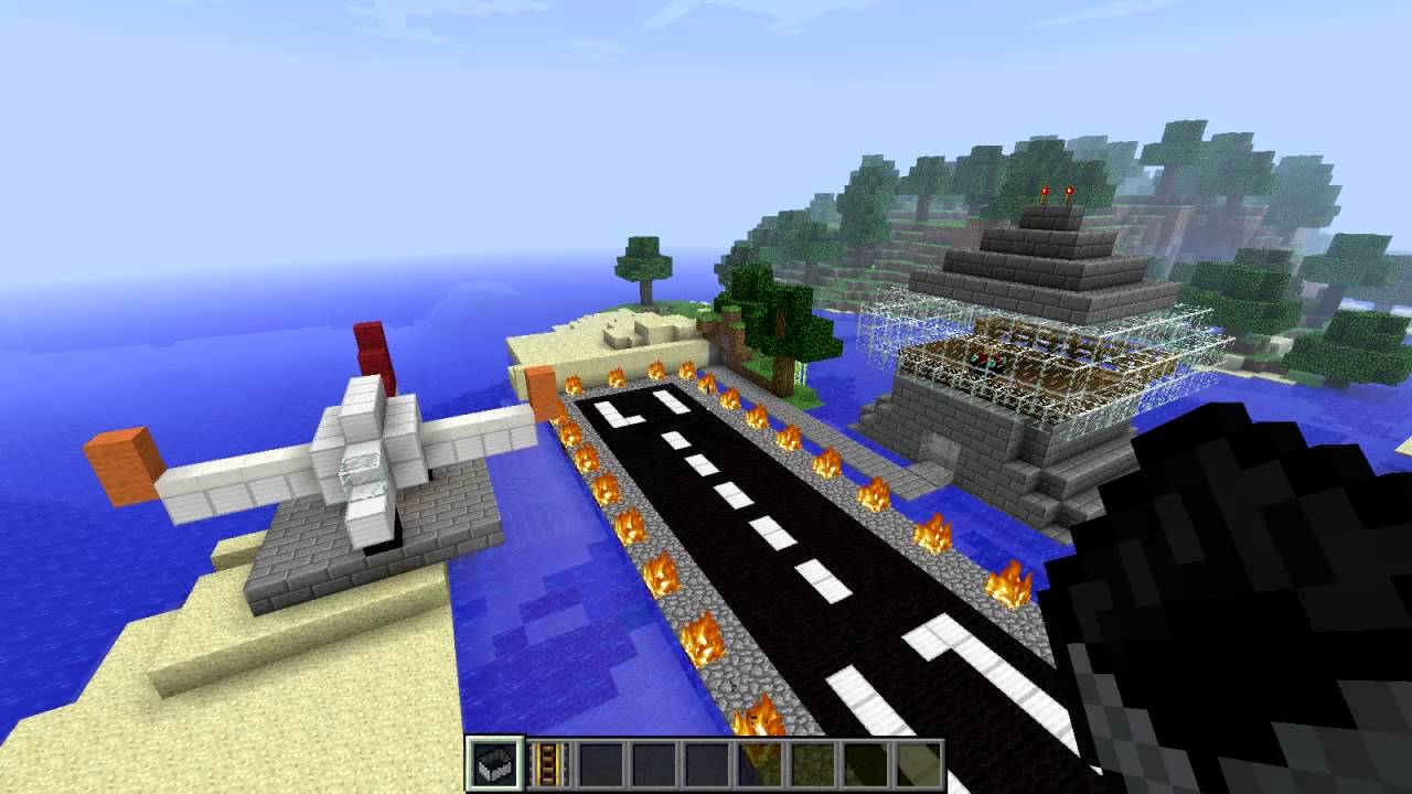 Minecraft | Private Mini-Airport! - YouTube