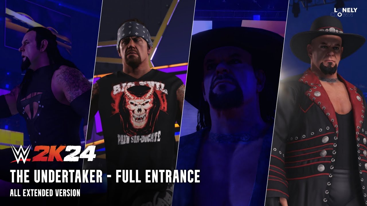 WWE 2K24 | All Entrance of Extended version The Undertaker - YouTube