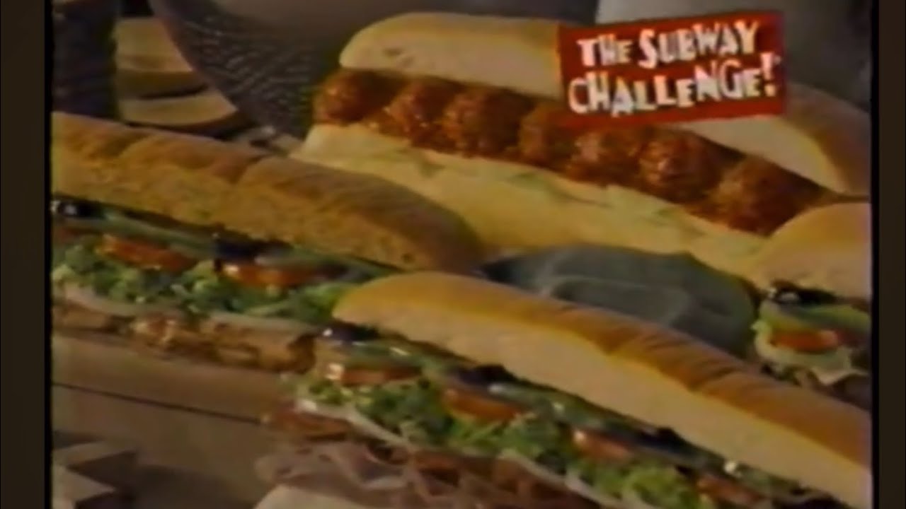1997 Subway 'The Subway Challenge' Commercial - YouTube