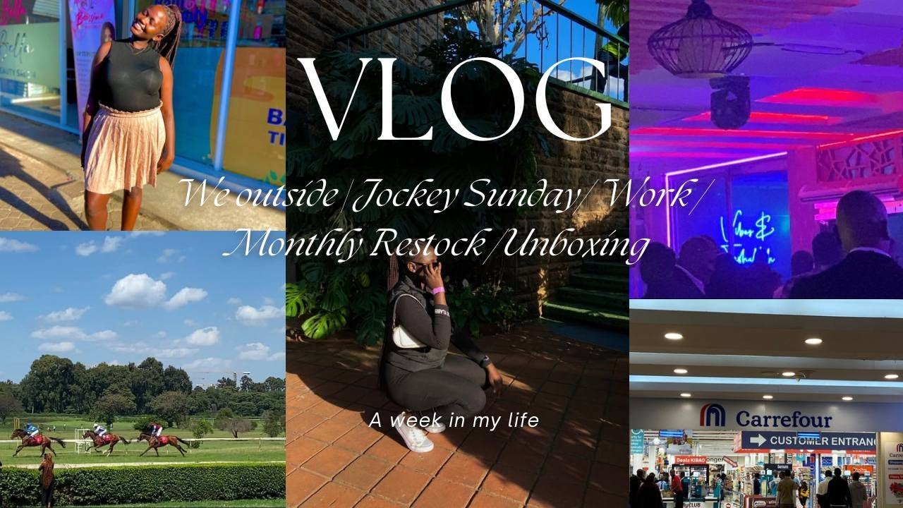 VLOG ️: We outside!! | Jockey Sunday | Work | Monthly Restock | Unboxing ....FIRST VIDEO OF 2025 ...
