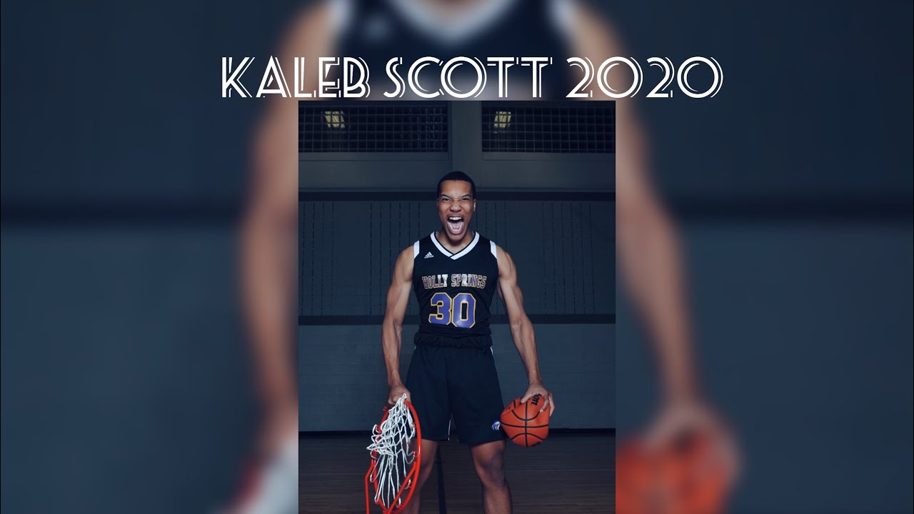 Kaleb Scott 6’ 7” Junior Year Highlights 2020 Holly Springs HS - YouTube