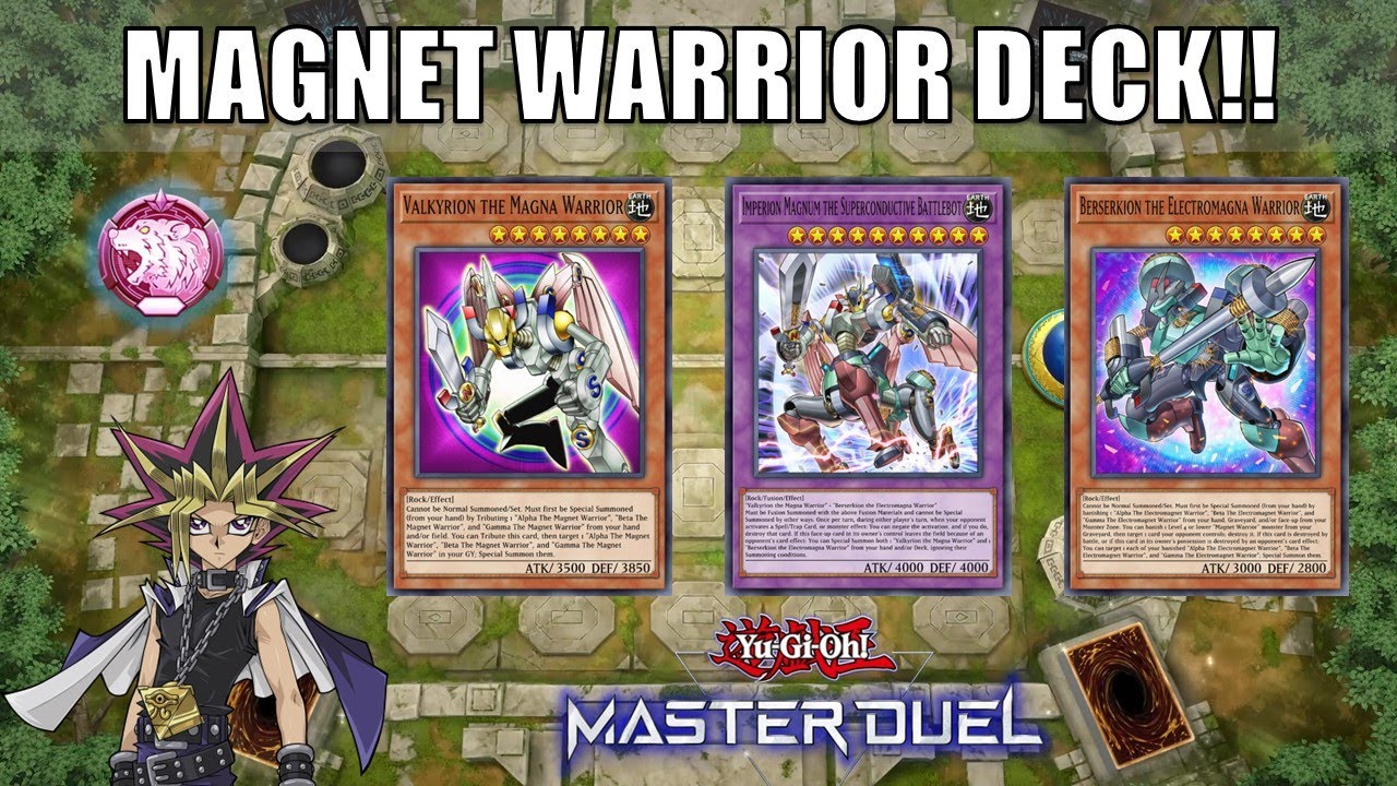 Best Magnet Warrior Deck - Crushing Meta! | Yu-Gi-Oh! Master Duel - YouTube
