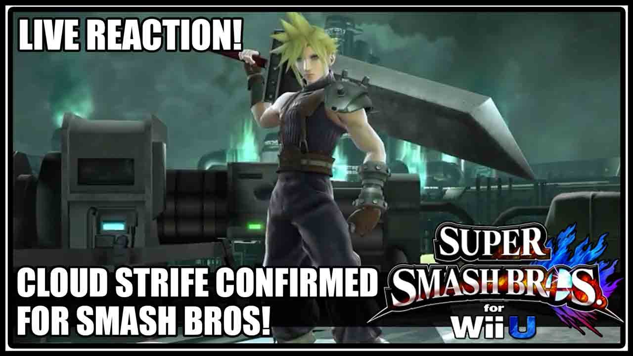Live Reaction - Cloud Strife in Super Smash Bros. for Wii U and 3DS ...
