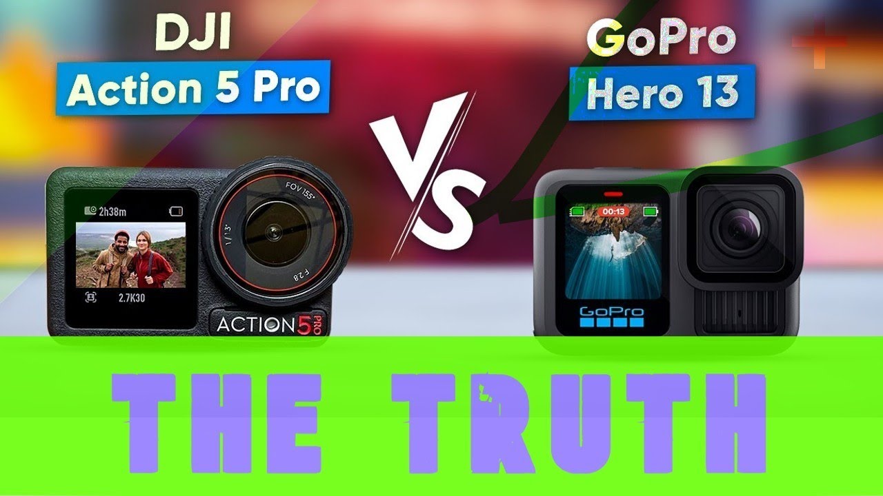 go pro hero vs dji osmo action || dji action 5 pro vs go pro 13 - YouTube