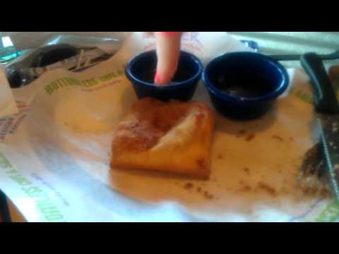 Crystal fingering her food