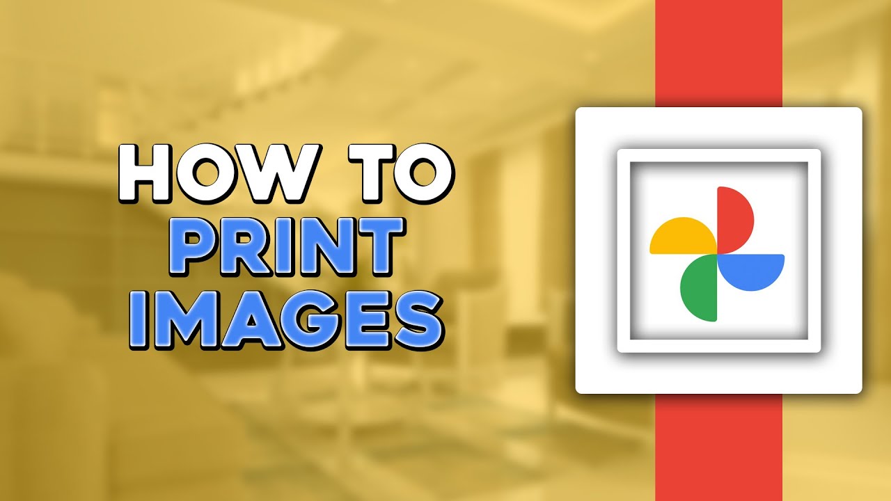 How To Print Images from Google Photos (Easiest Way) - YouTube